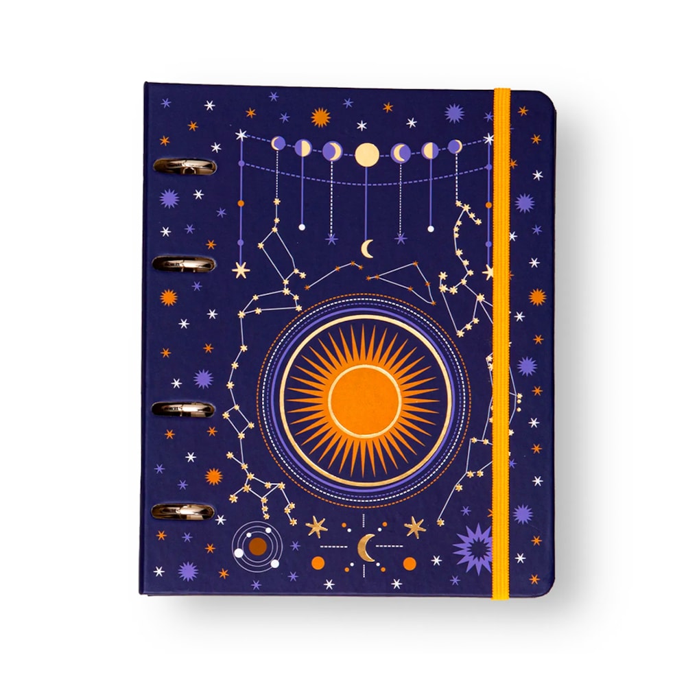 Caderno Criativo Argolado Office Duo Pautado & Pontado A5 Astral Carta ...
