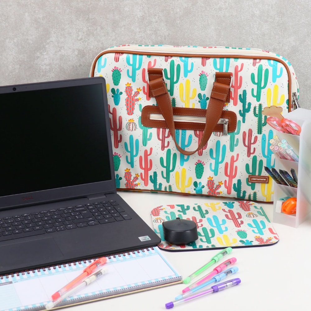 Case para Notebook 15,6" Cactos Colors Bege