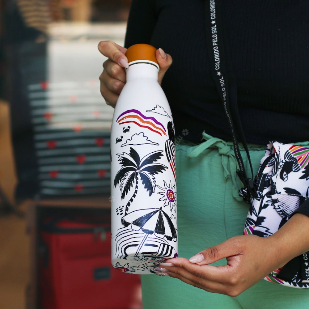 Garrafa Térmica Farm 1 Litro Glub Glub Mo Solzão