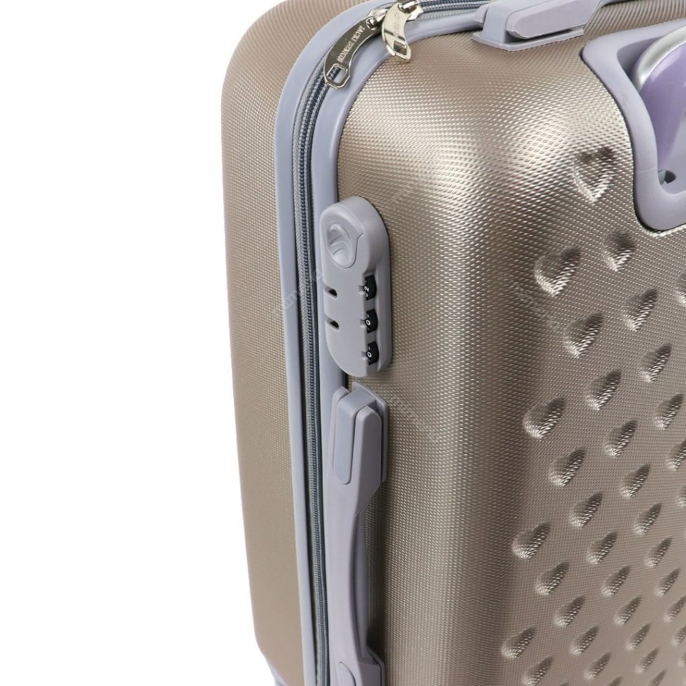 Mala de Viagem com Rodinhas Love Dourada