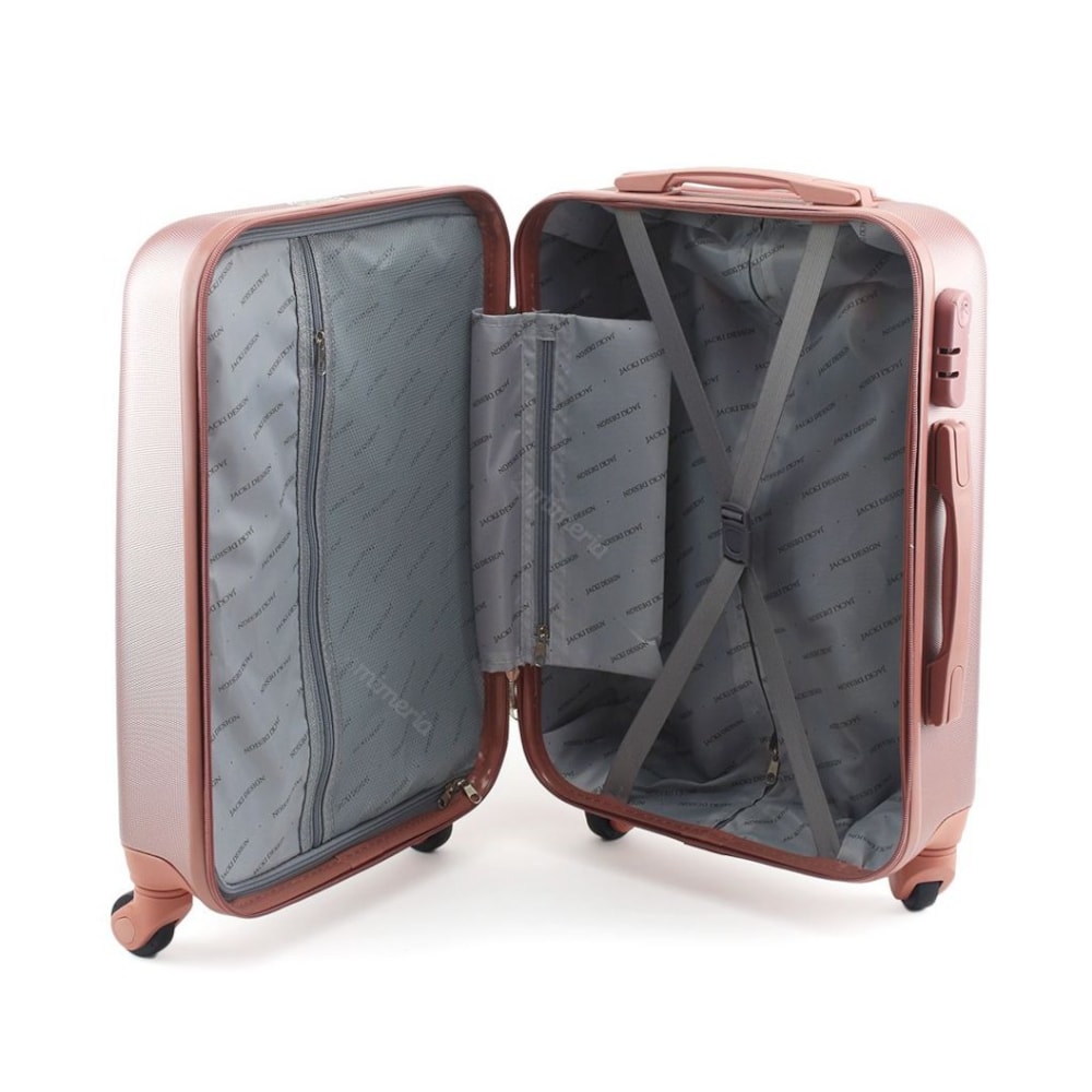 Mala de Viagem com Rodinhas Love Rose Gold