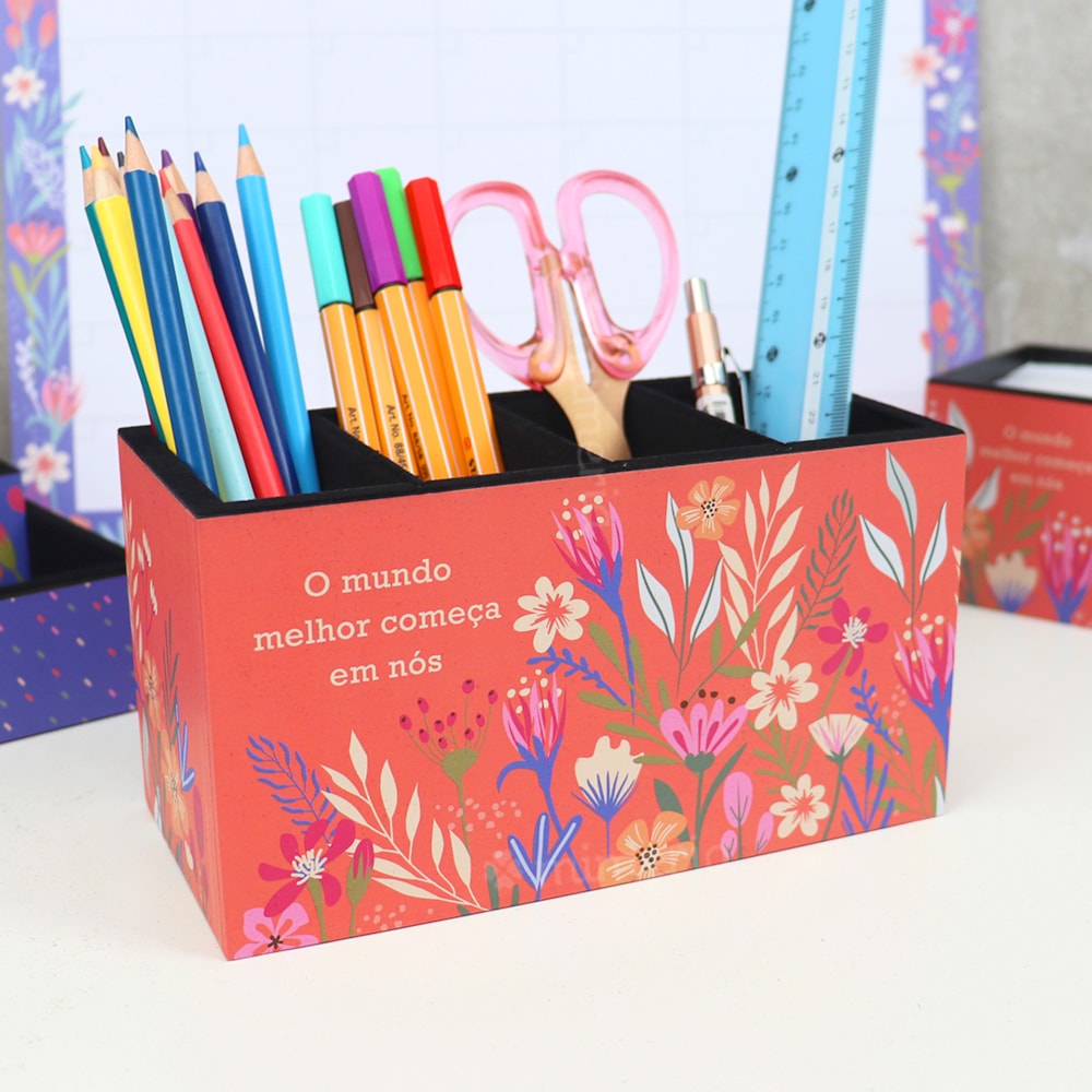 Porta Treco Decorado Primavera